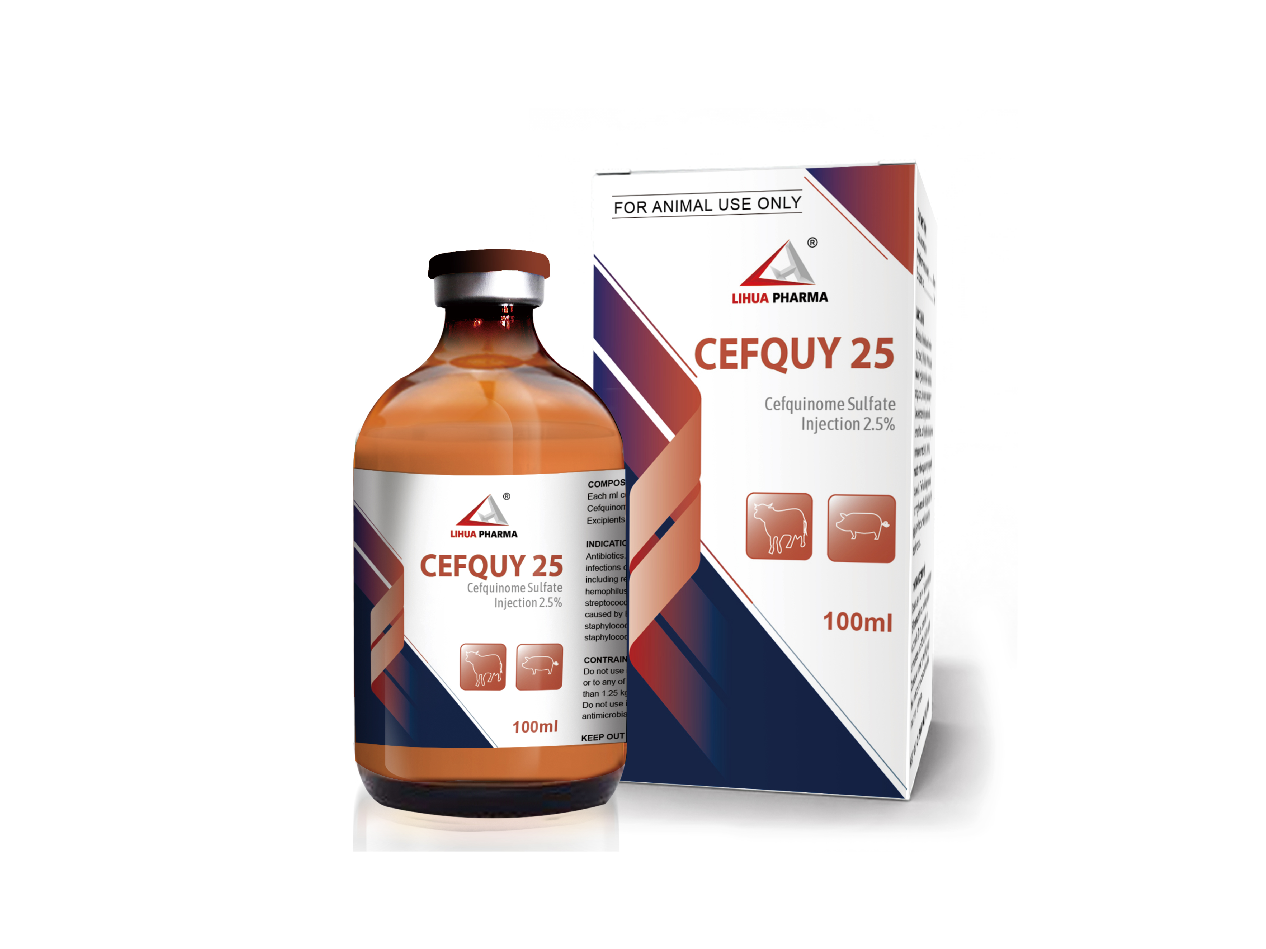 China Cefquinome Sulfate Injection 2.5% factory and manufacturers | Lihua