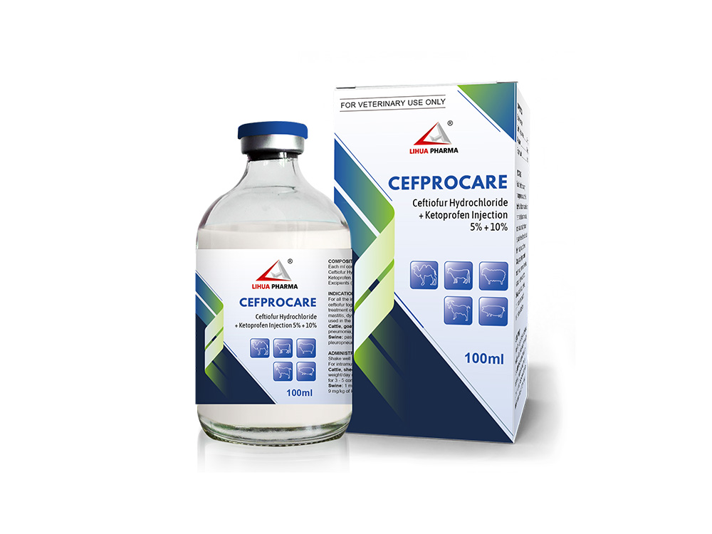 China Ceftiofur Hydrochloride + Ketoprofen Injection 5% + 10% factory ...